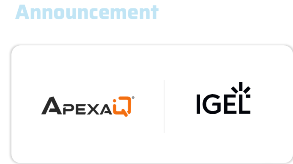 Apexa iQ Joins IGEL for Seamless Endpoint Security Integration
