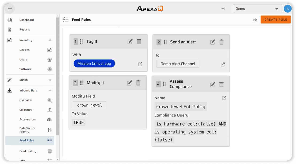 Clean asset data: Better decisions and a reduction of risk.
